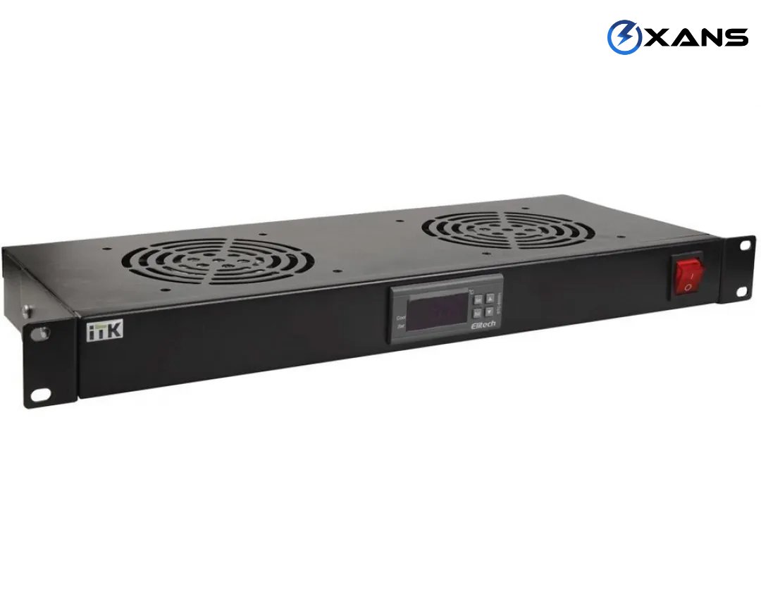 fm05-1u4ts, itk 19 fan modulu, 1u 4 rəqəmsal termostatli fan paneli ...